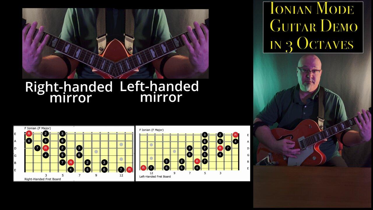 Ionian Mode | Guitar Demo | 3 Octaves | Uncle - One News Page VIDEO