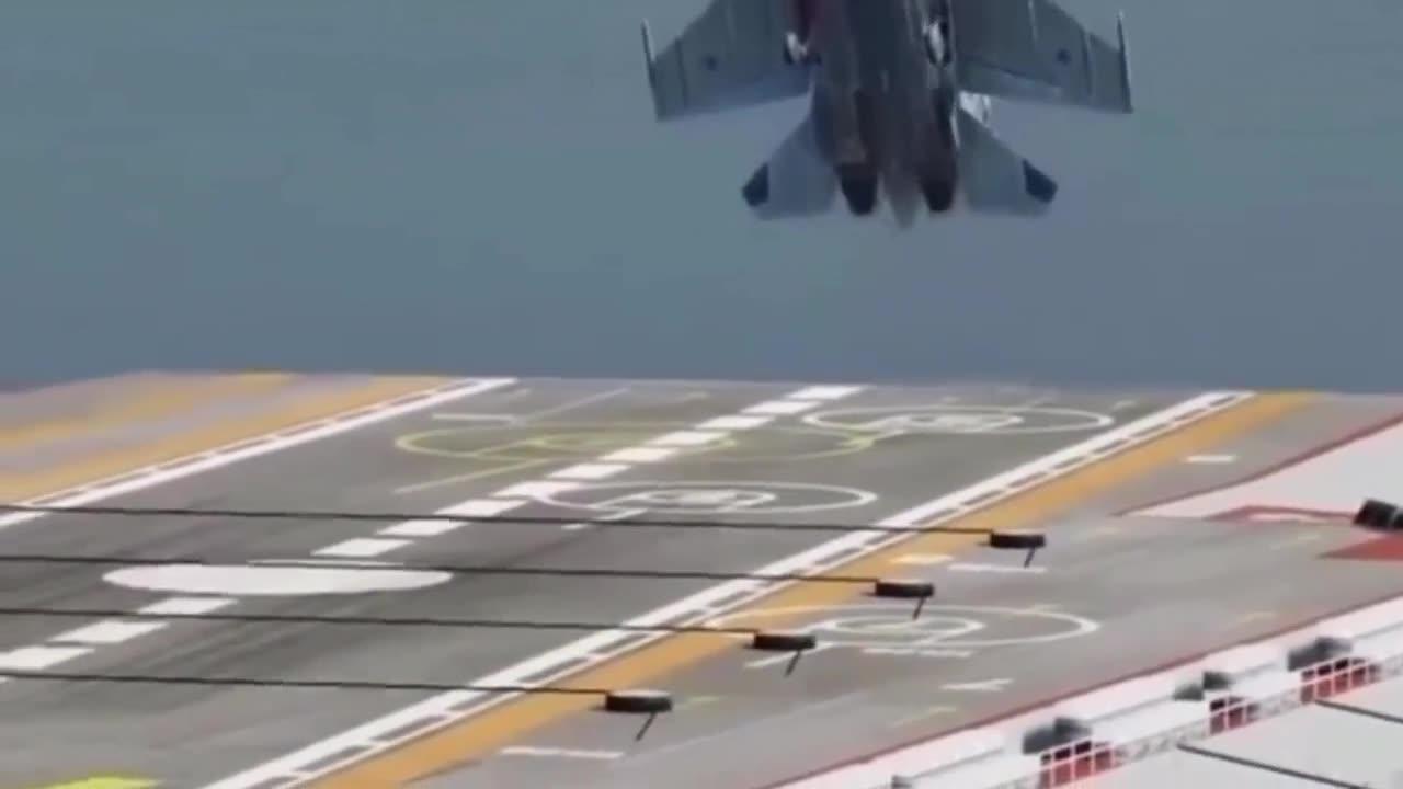 Aircraft carrier fighter jets land - One News Page VIDEO