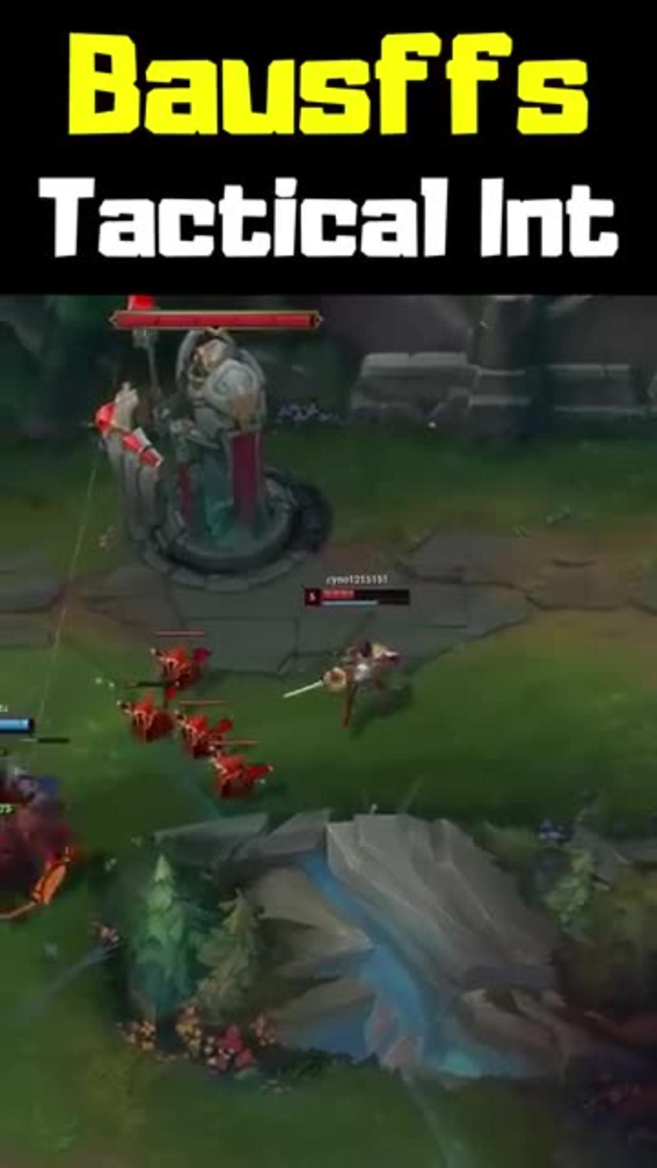 Bausffs Tactical Int - League of Legends #shorts - One News Page VIDEO