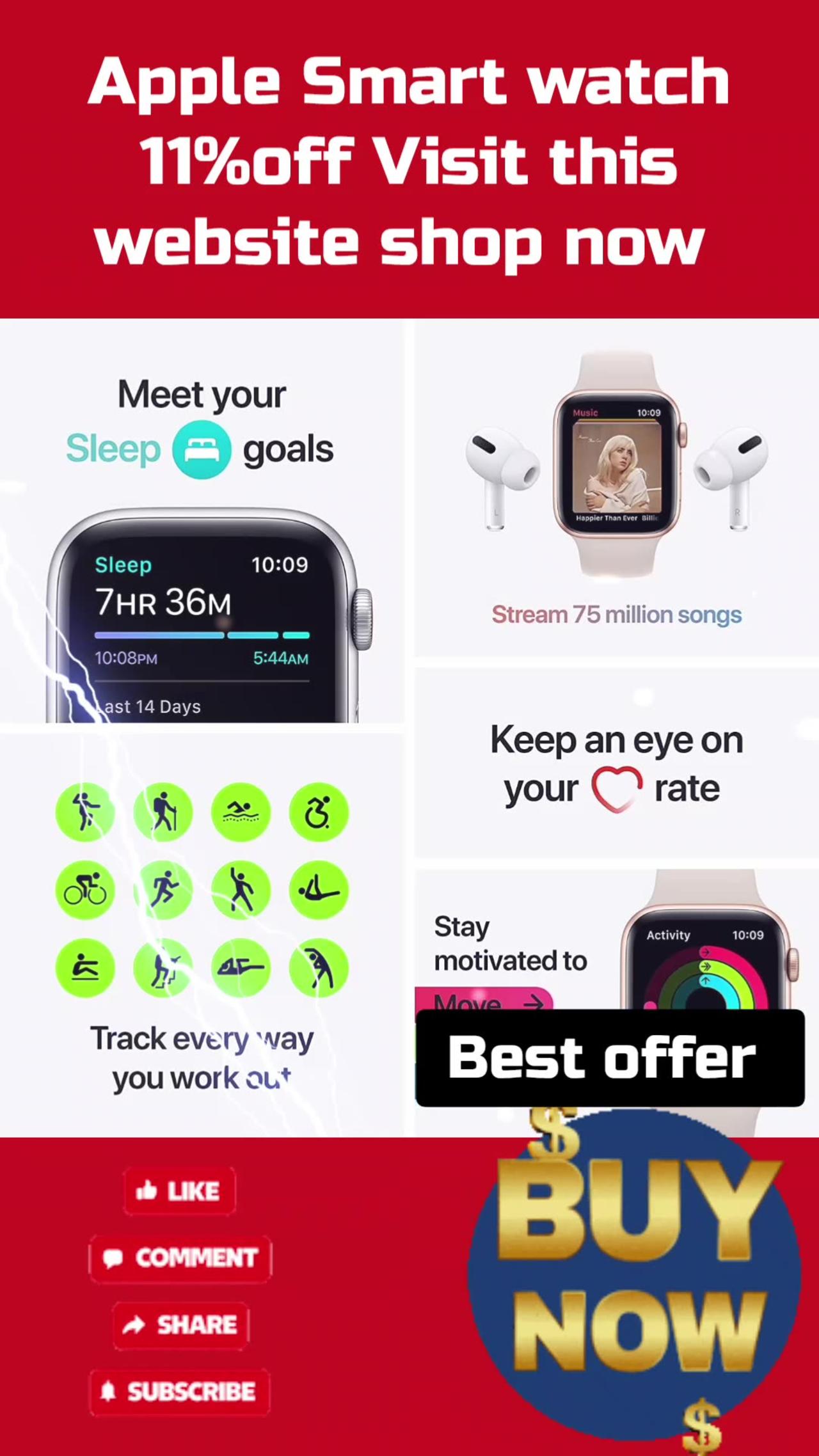 Trending Offer Apple Smart watch 11%off - One News Page VIDEO