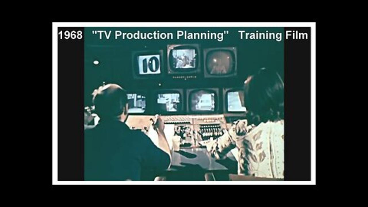 Vintage 1968 "TV Production Planning" - One News Page VIDEO