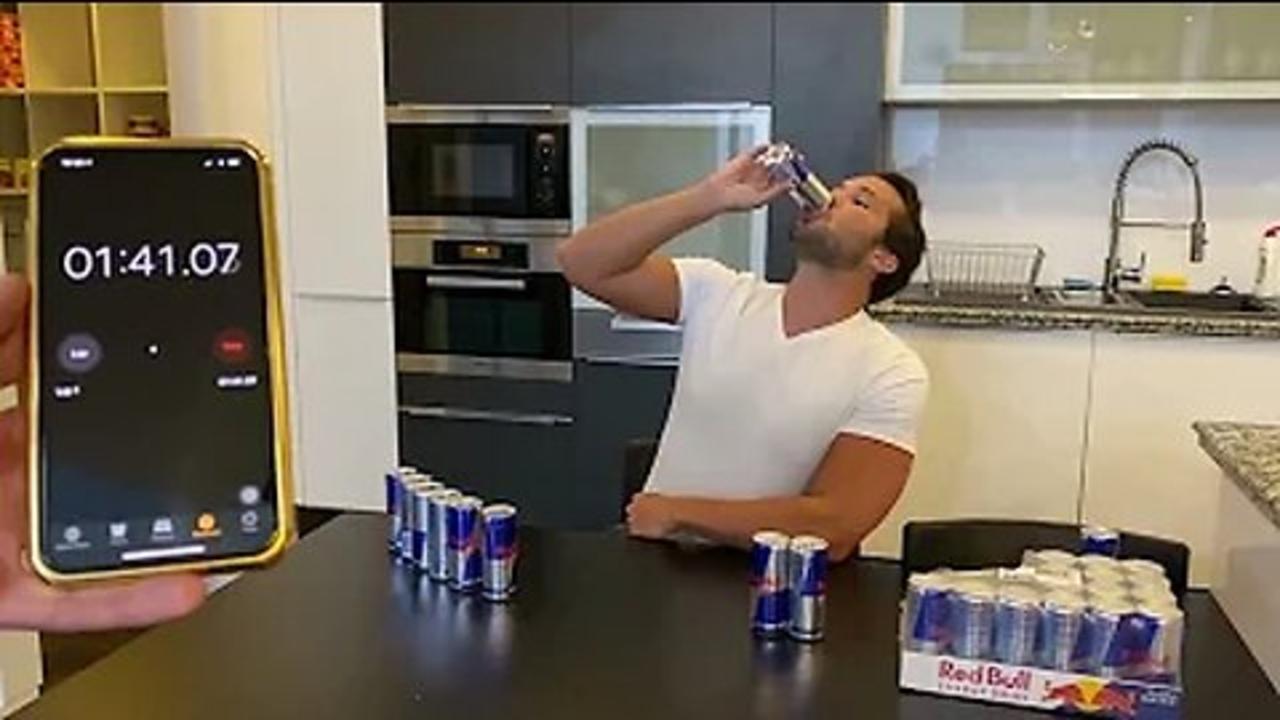 TRISTAN TATE BROKE THE RED BULL DRINKING WORLD - One News Page VIDEO