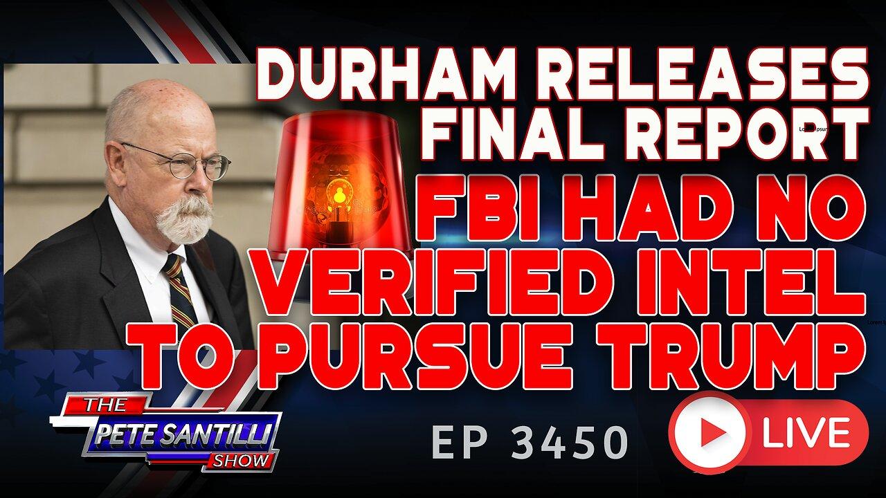 DURHAM RELEASES FINAL REPORT - FBI HAD NO - One News Page VIDEO