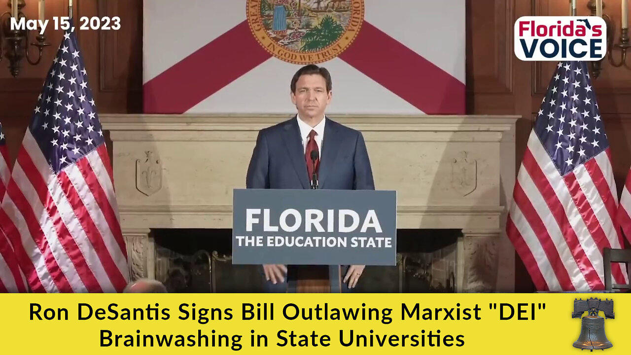 Ron DeSantis Signs Bill Outlawing Marxist - One News Page VIDEO