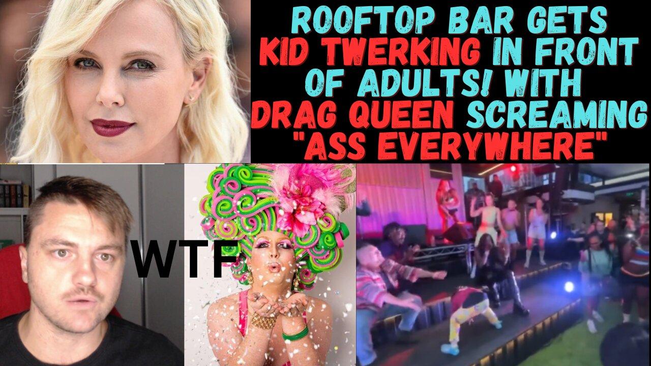 Kid Twerks in front of Rooftop Bar while Drag - One News Page VIDEO