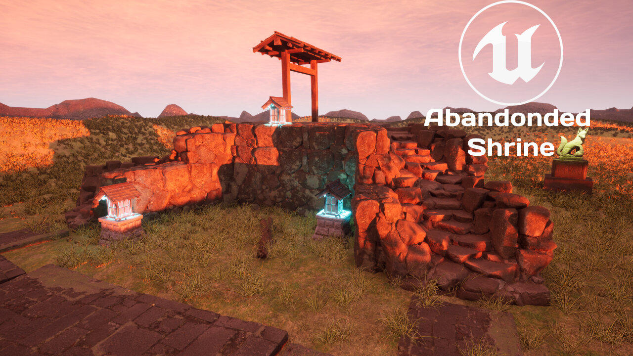 Unreal Engine 5 Abandoned Shrine Environment - - One News Page VIDEO