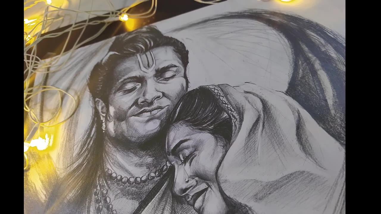 How to draw Ram and Sita - One News Page VIDEO