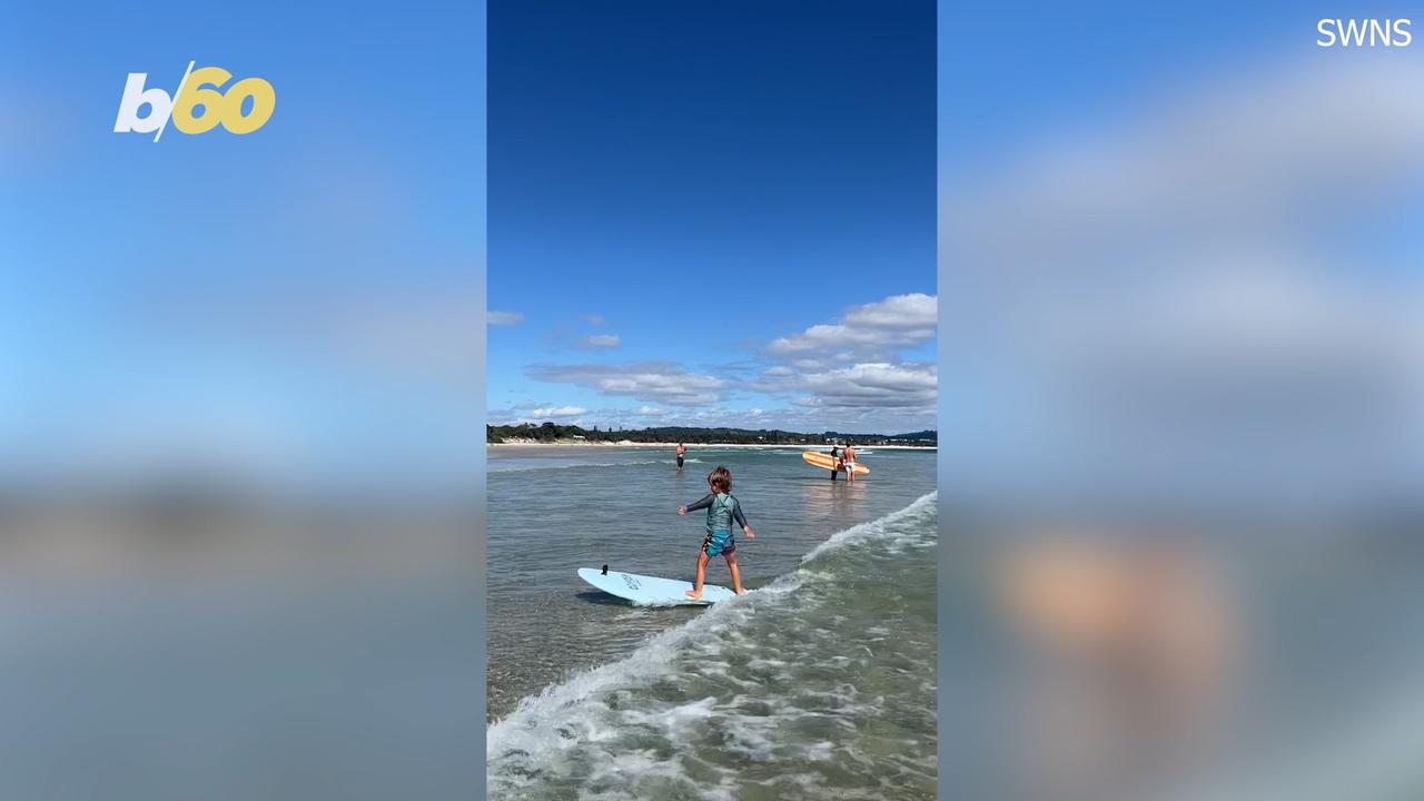 3-Year-Old Surfer On His Way to Becoming the - One News Page VIDEO