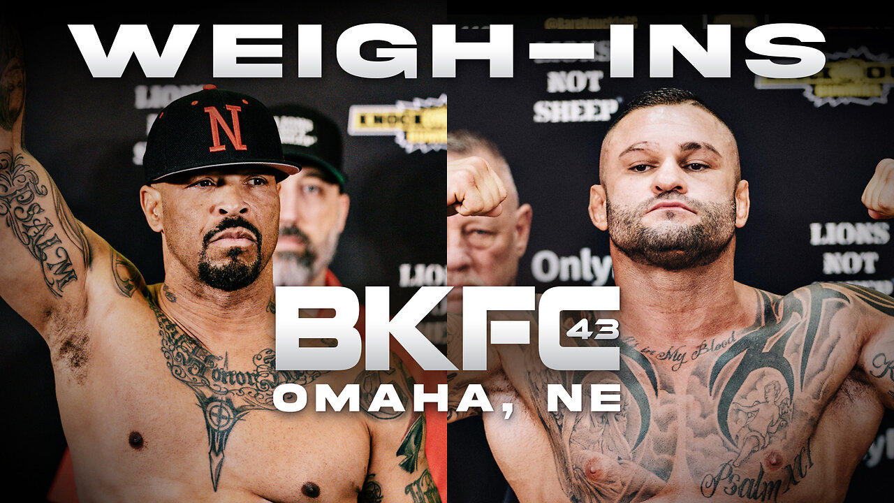 BKFC 43 OMAHA WEIGH IN - One News Page VIDEO