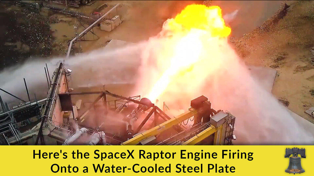 Here's the SpaceX Raptor Engine Firing Onto - One News Page VIDEO