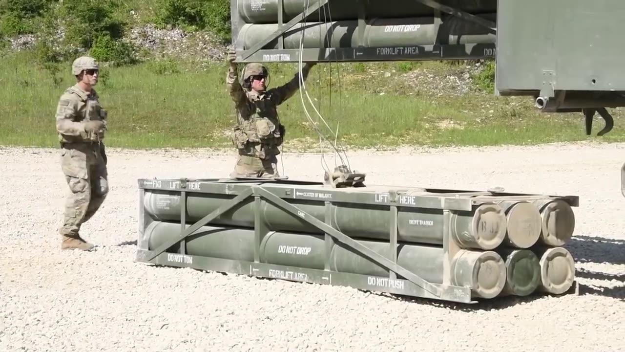 The Reloading of M270 HIMARs - One News Page VIDEO