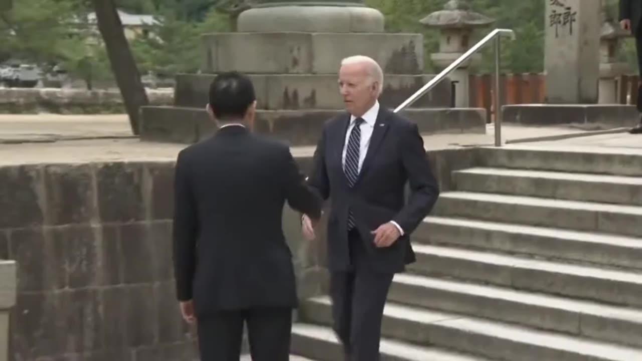 Bumbling Joe Biden Comes Close To Falling As He - One News Page VIDEO