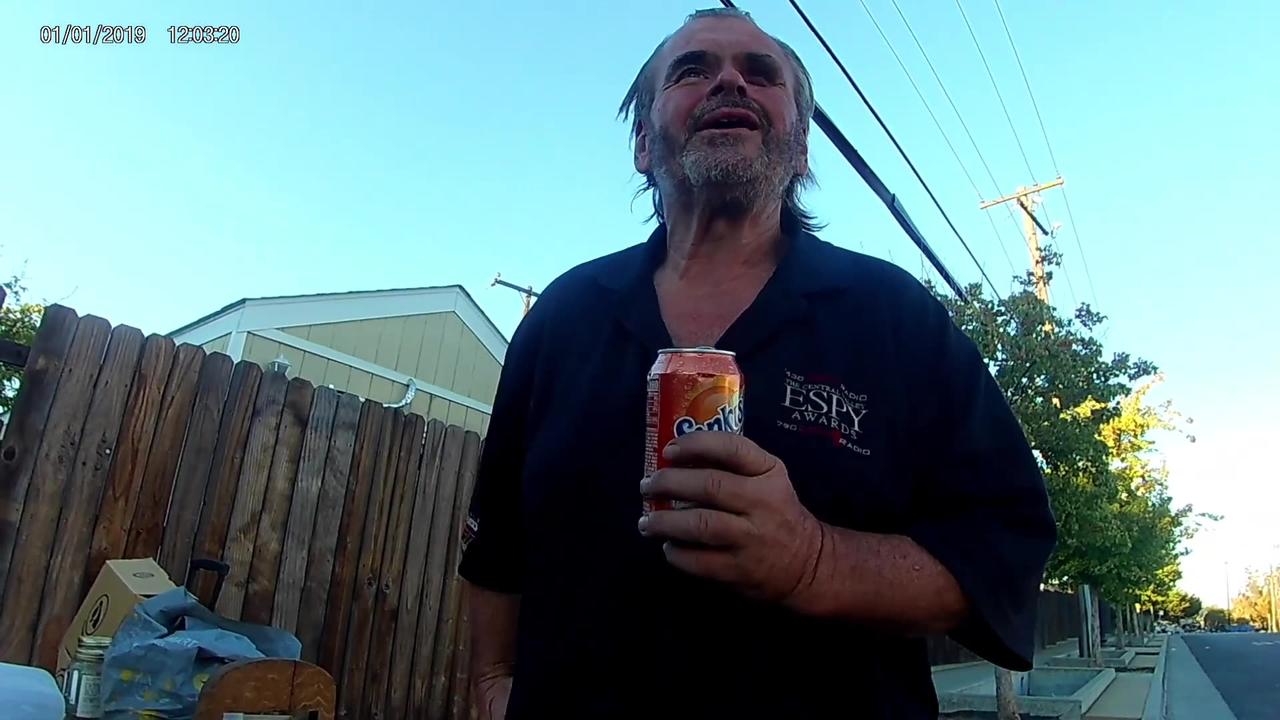 Fred is homeless and one positive person!! - One News Page VIDEO