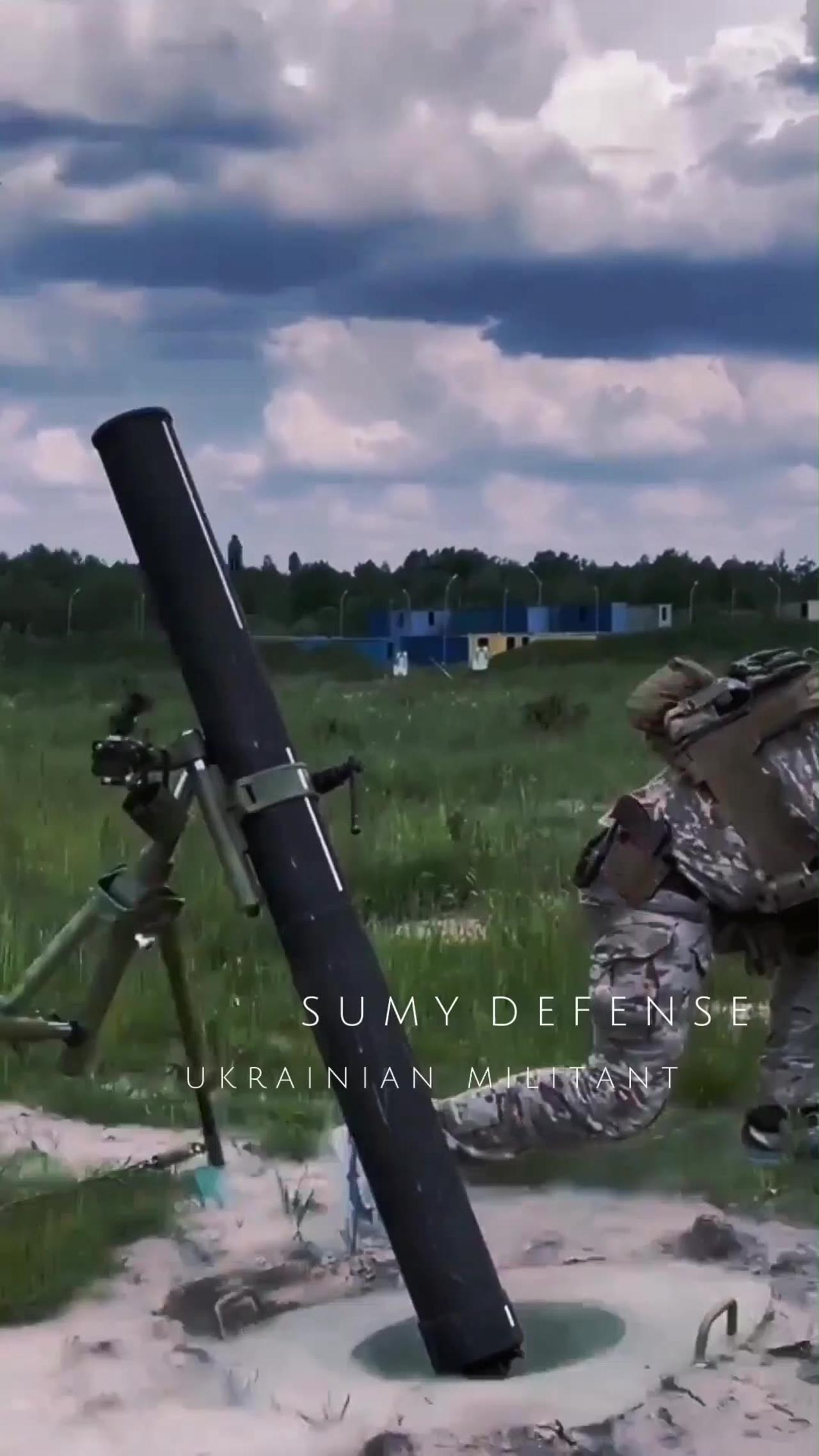 New Footage from Sumy Defense Mortar Crew - One News Page VIDEO