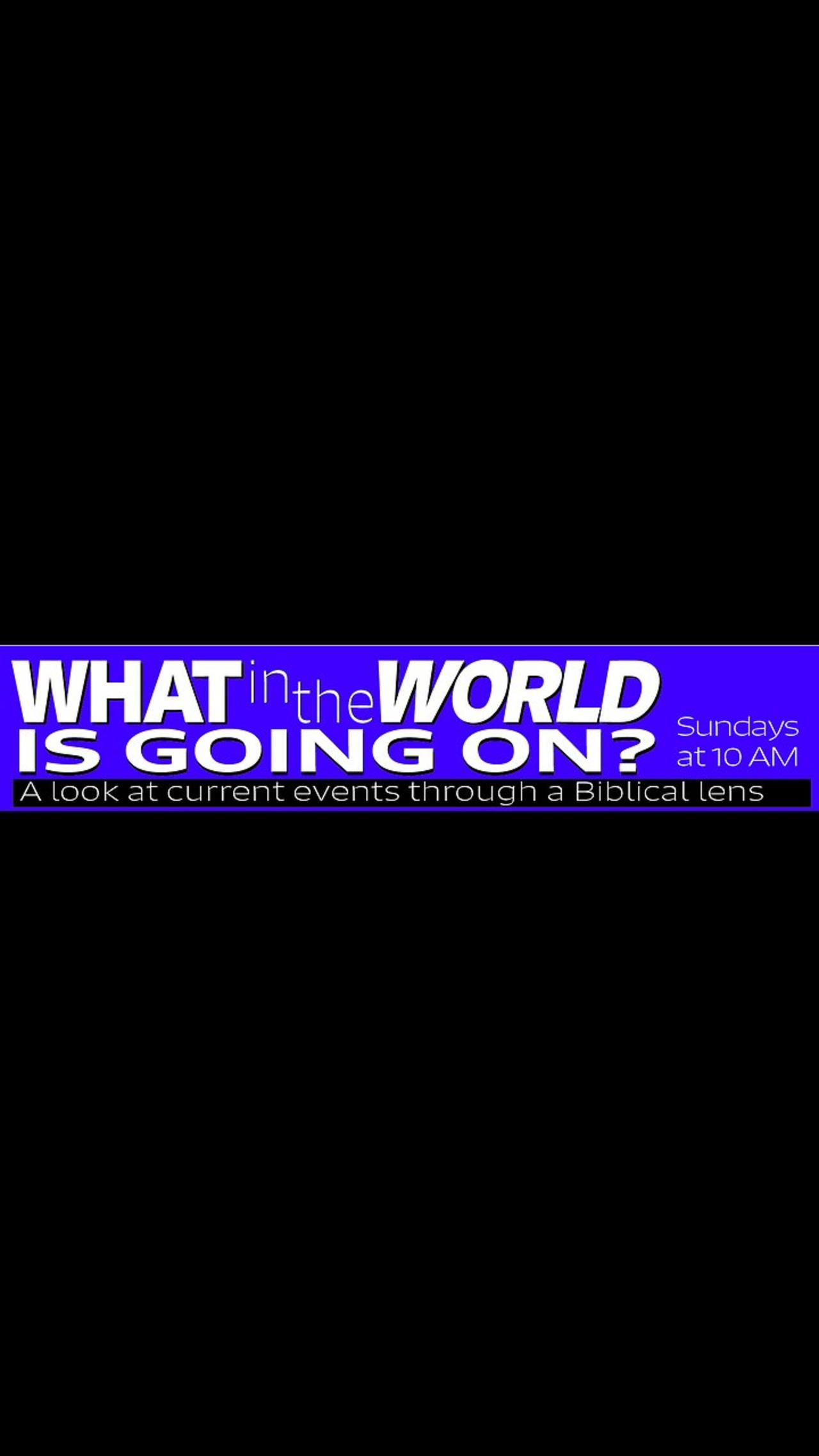 What in the world is going on? World View - One News Page VIDEO