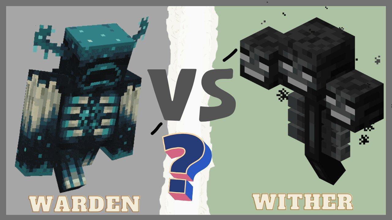 Minecraft mob battle, wither vs warden minecraft - One News Page VIDEO
