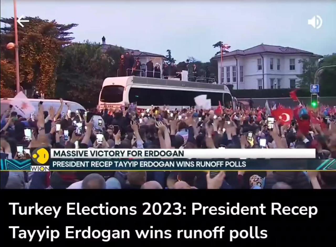 Erdogan wins re-election - One News Page VIDEO