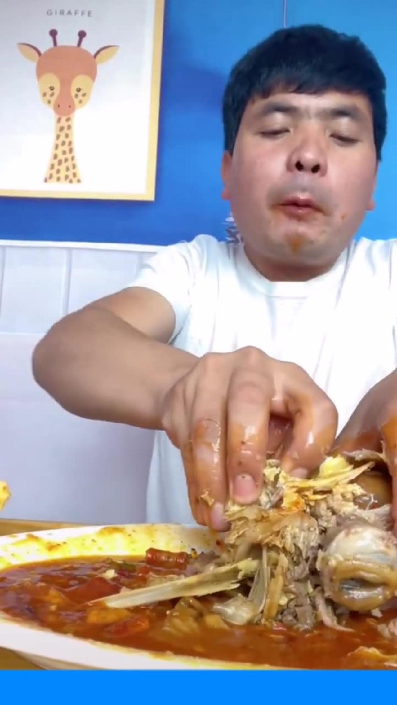 Sheep Head Eating Spicy Foods | Mukbang Chinese - One News Page VIDEO