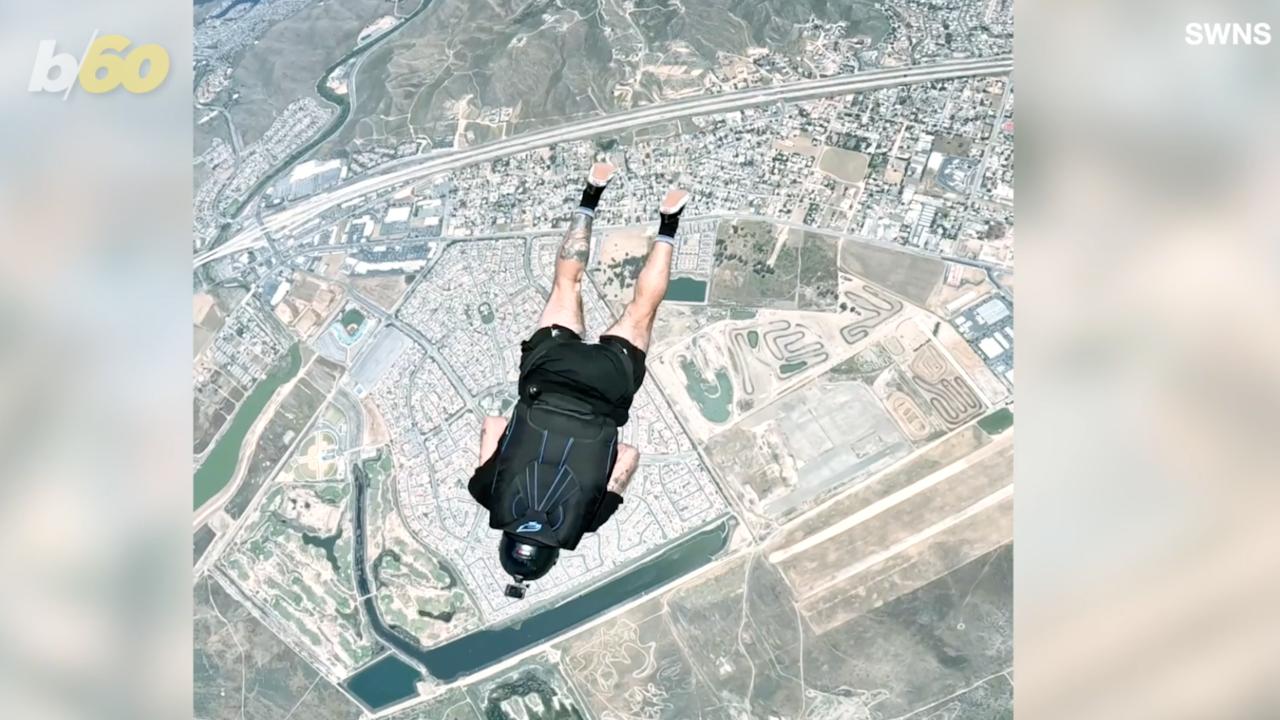 Daredevil Lands Dream Job By Skydiving To - One News Page VIDEO