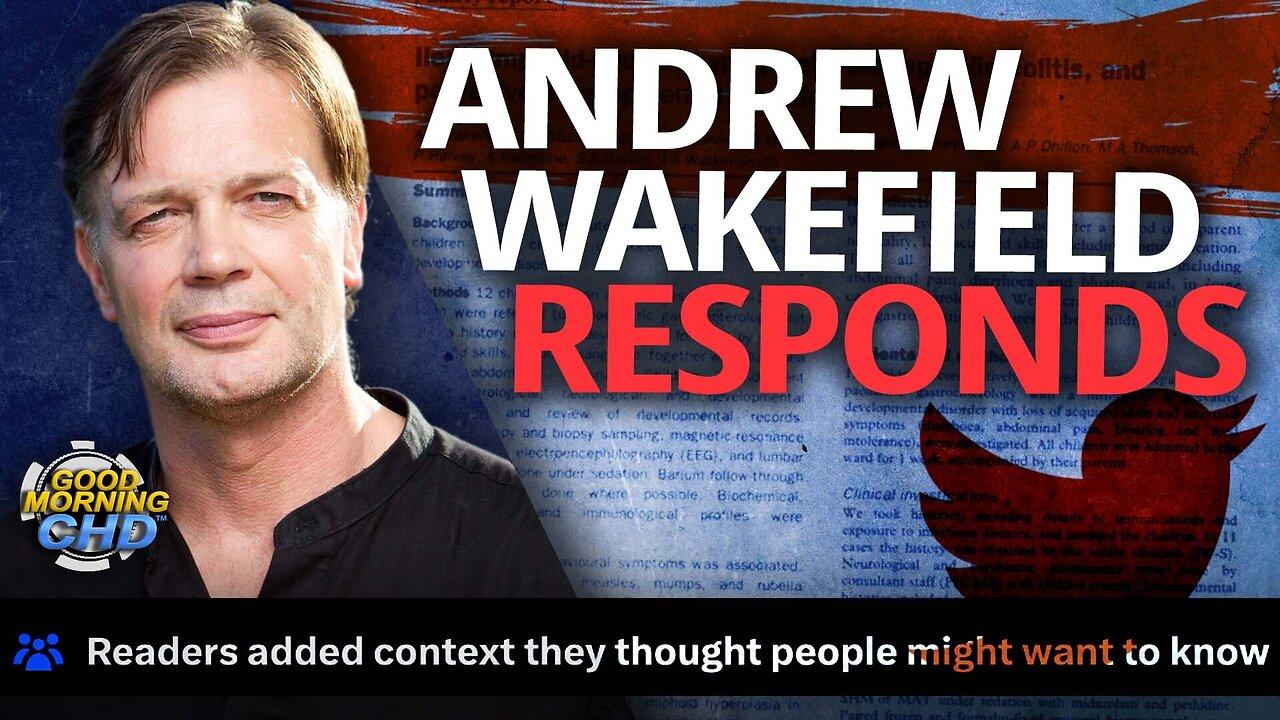 Andrew Wakefield Responds to Vicious Twitter - One News Page VIDEO