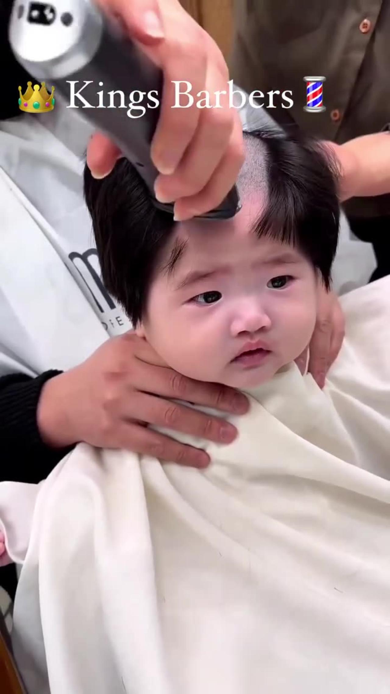 Kings barbers # baby hair cutting - One News Page VIDEO