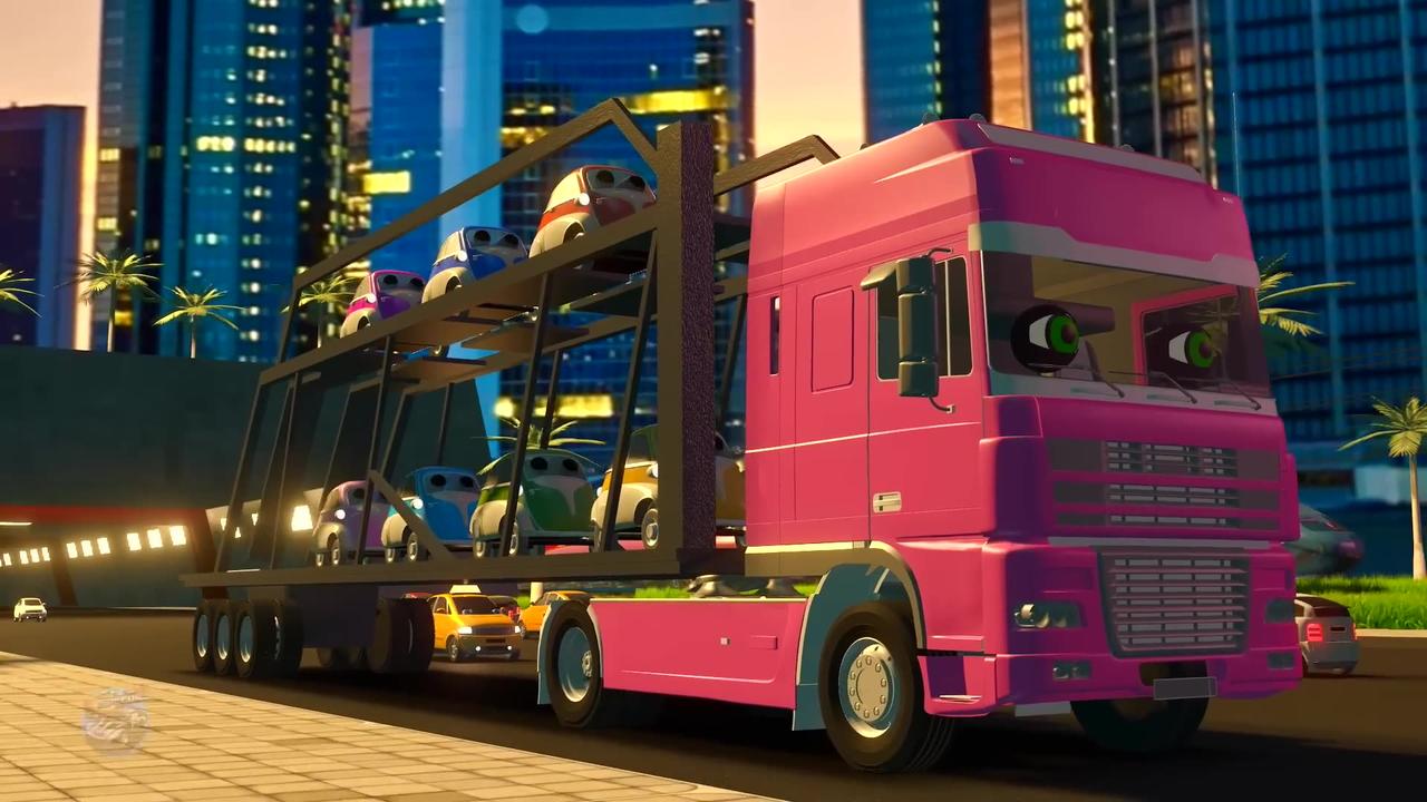 Wheels On The Bus + Street Vehicles Nursery - One News Page VIDEO