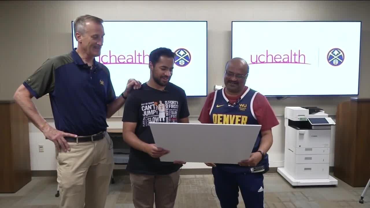 Denver Nuggets fan battling cancer surprised - One News Page VIDEO
