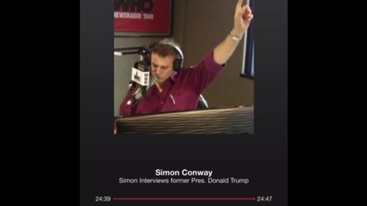Donald Trump Interviewed by Simon Conway - One News Page VIDEO