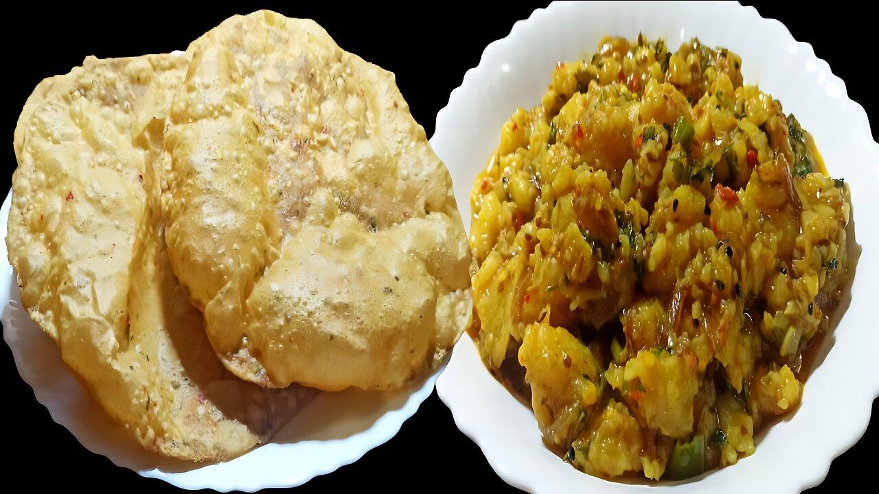 Aloo Bhujia With Masala Poori Recipe By Cooking - One News Page VIDEO