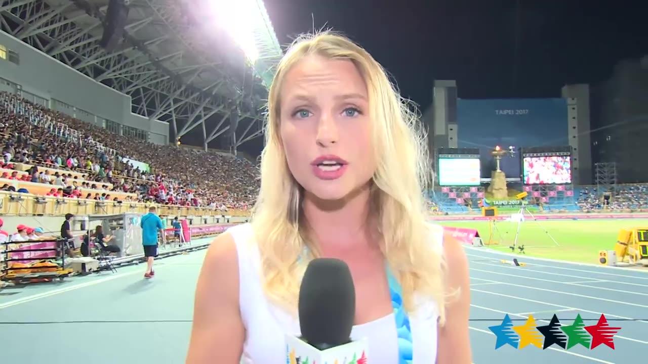 Michelle Jenneke brings her warm up dance back- - One News Page VIDEO