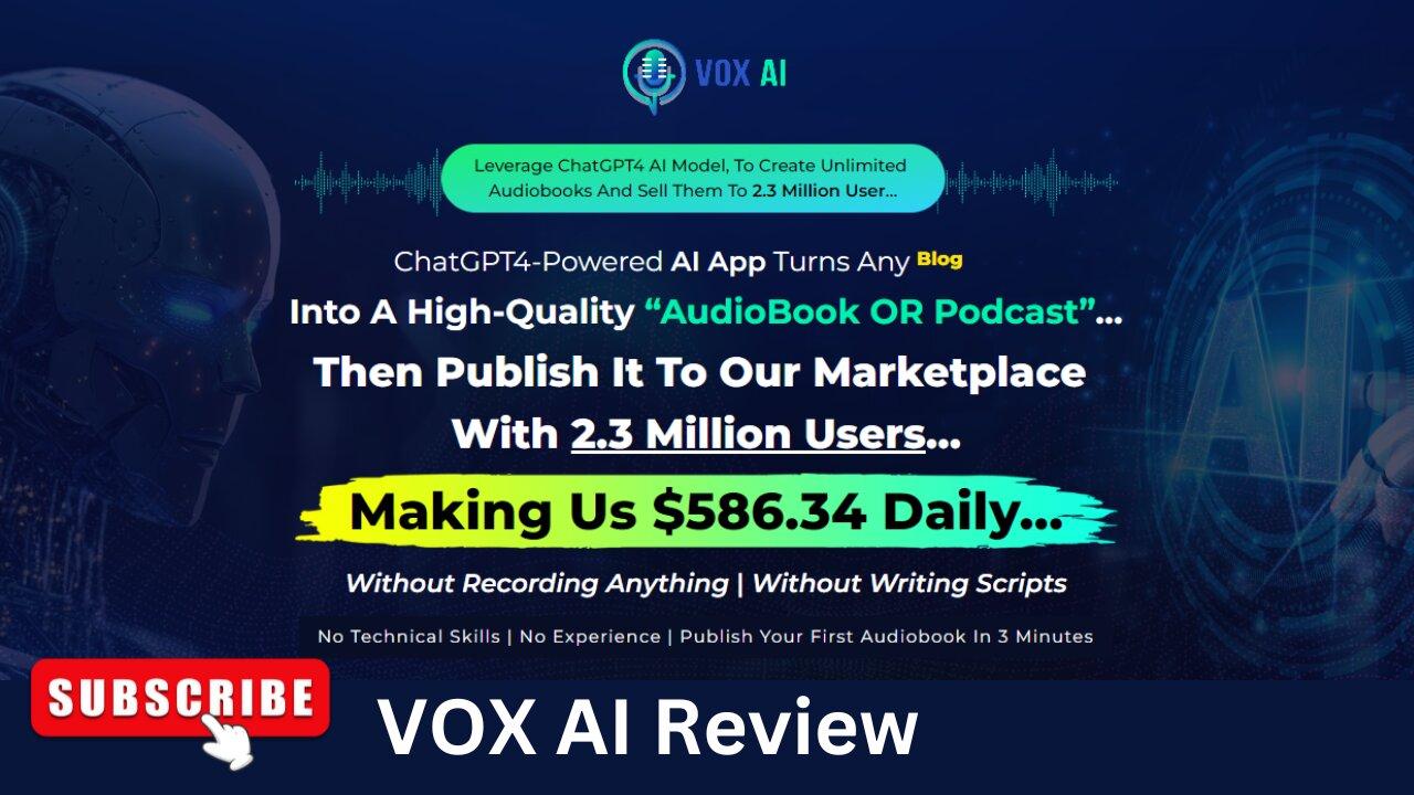 Vox AI Review - Transforming Content into - One News Page VIDEO
