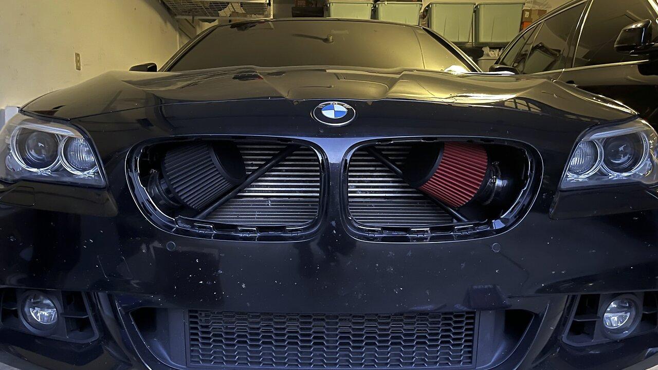 BMW F10 550i ARM INTAKE W/ SPECTRE FILTERS - One News Page VIDEO