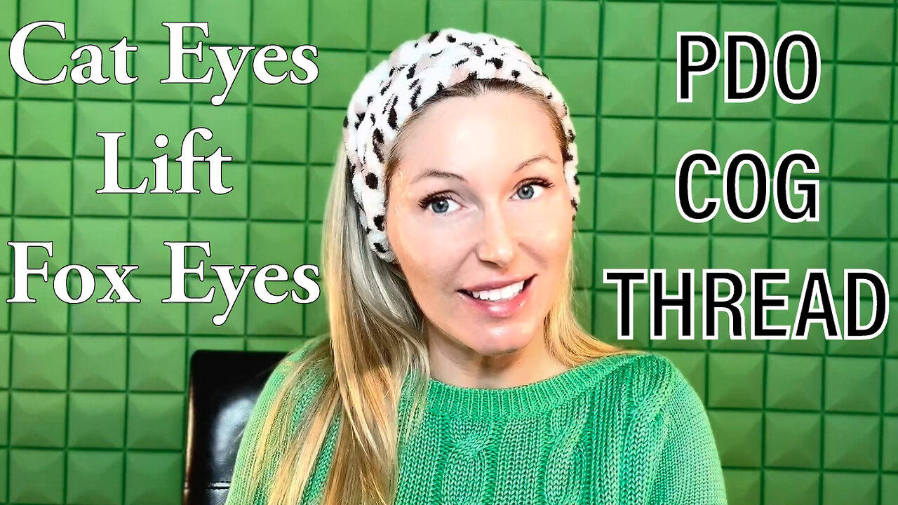 Cat eyes lift PDO COG THREAD 23g/60mm - One News Page VIDEO