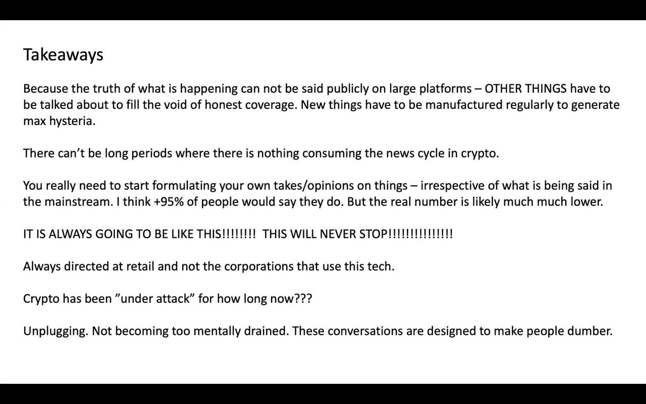 The never ending psyop | Bitcoin & Crypto - One News Page VIDEO