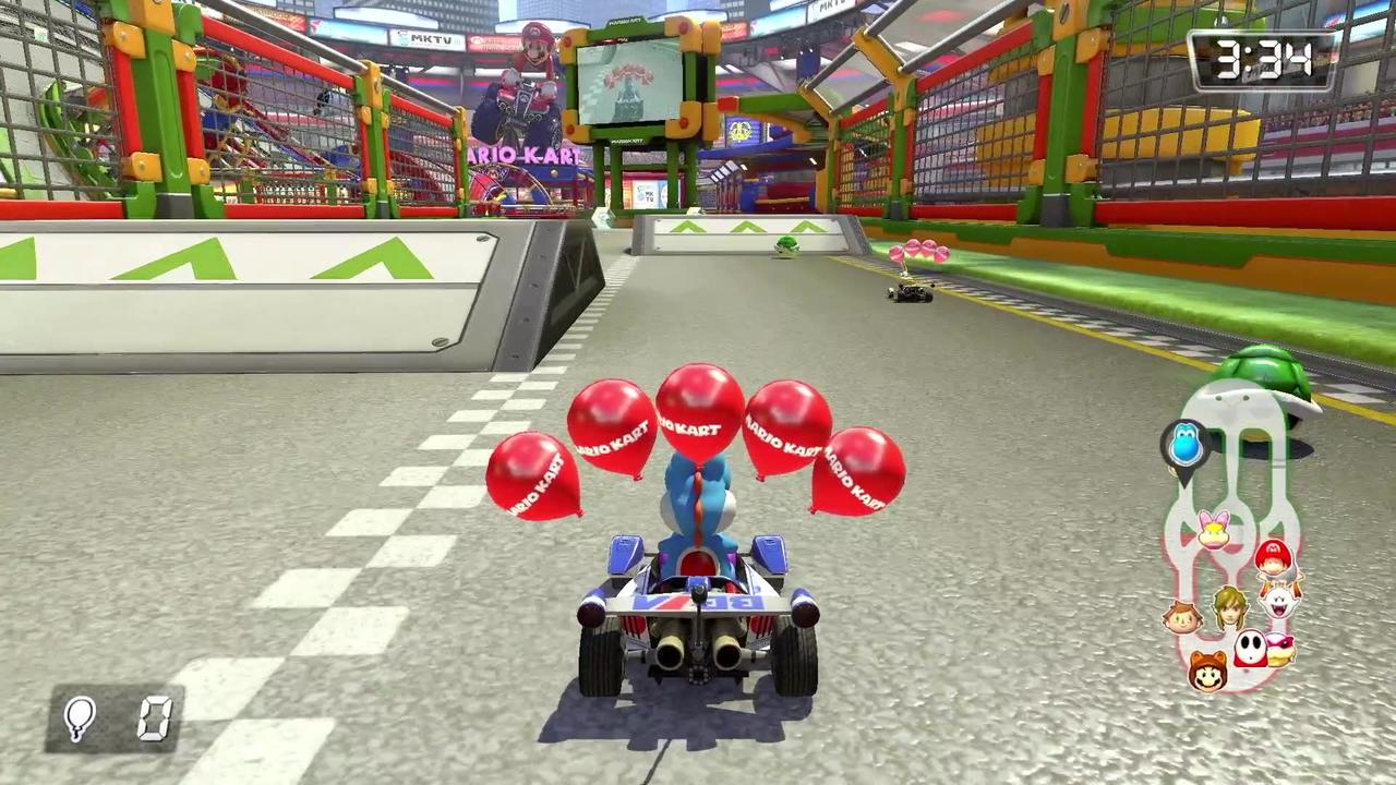 Mario Cart Battle!!! June 8 - One News Page VIDEO