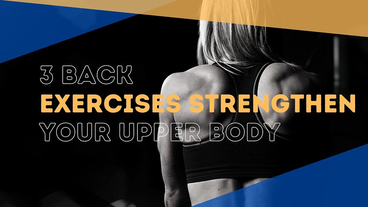 3 Back Exercises to Strengthen Your Upper Body - One News Page VIDEO
