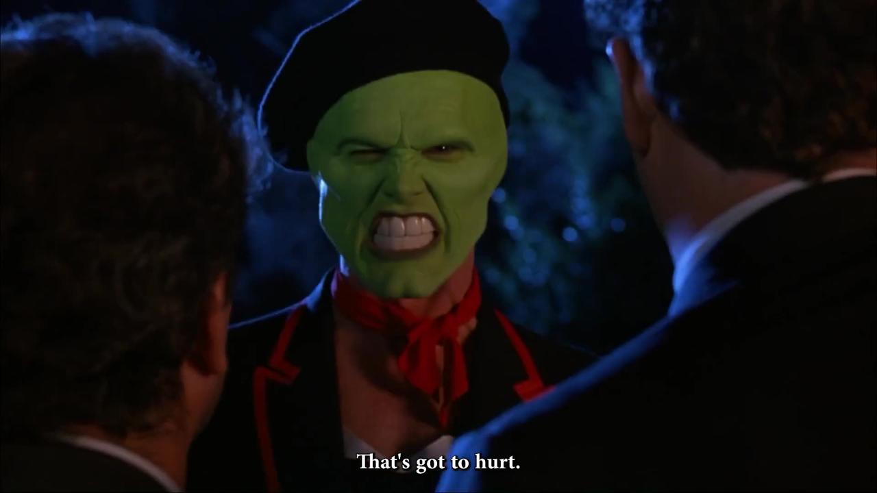 Tina and Mask on the date | The Mask 1994 - One News Page VIDEO