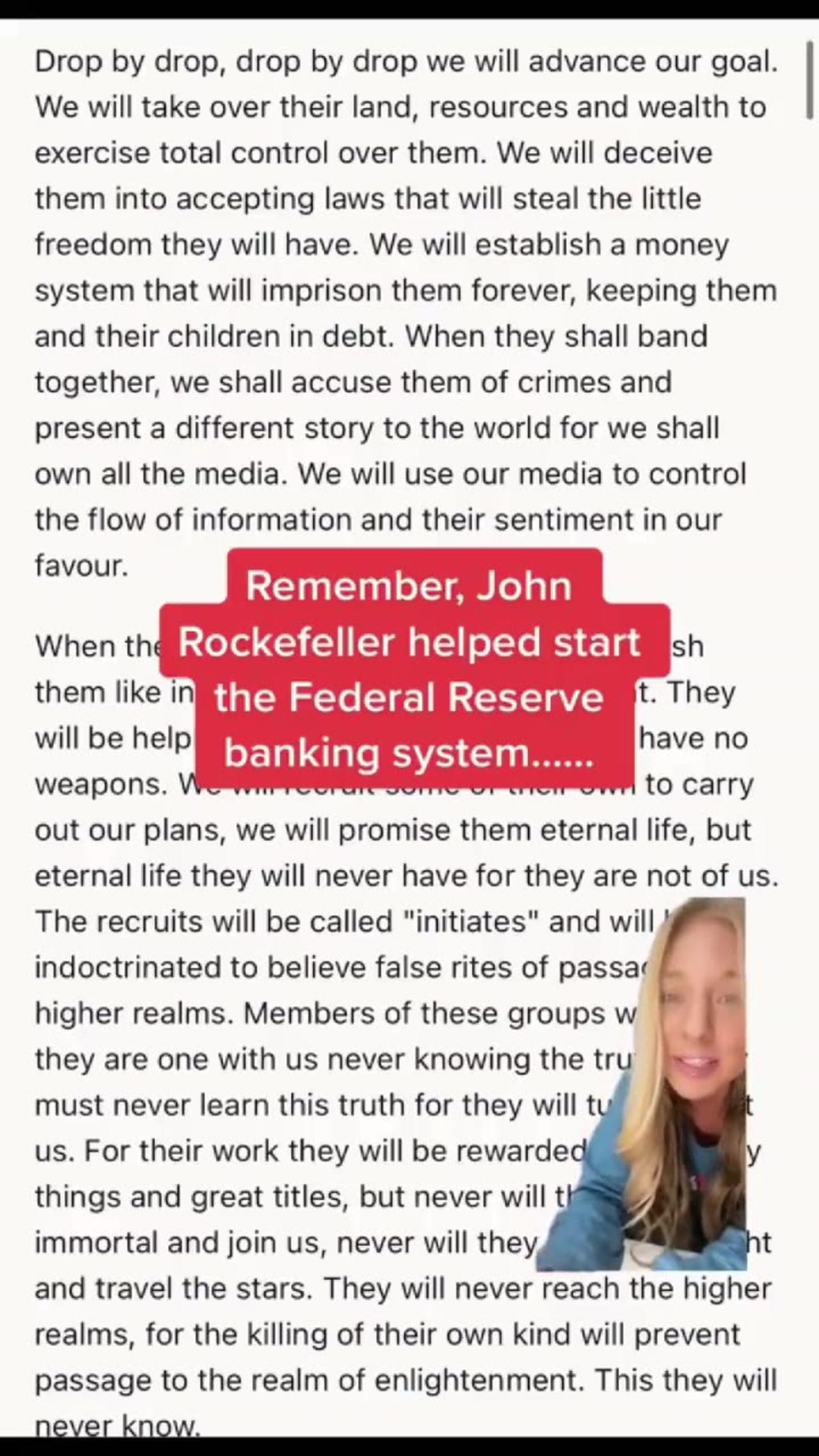 John D Rockefeller’s Masonic Creed - One News Page VIDEO