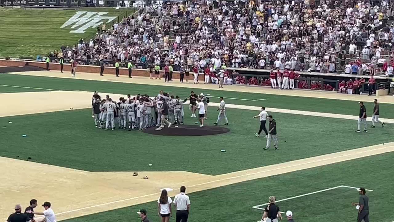 Wake Forest goes to Omaha - Pure joy on field - One News Page VIDEO