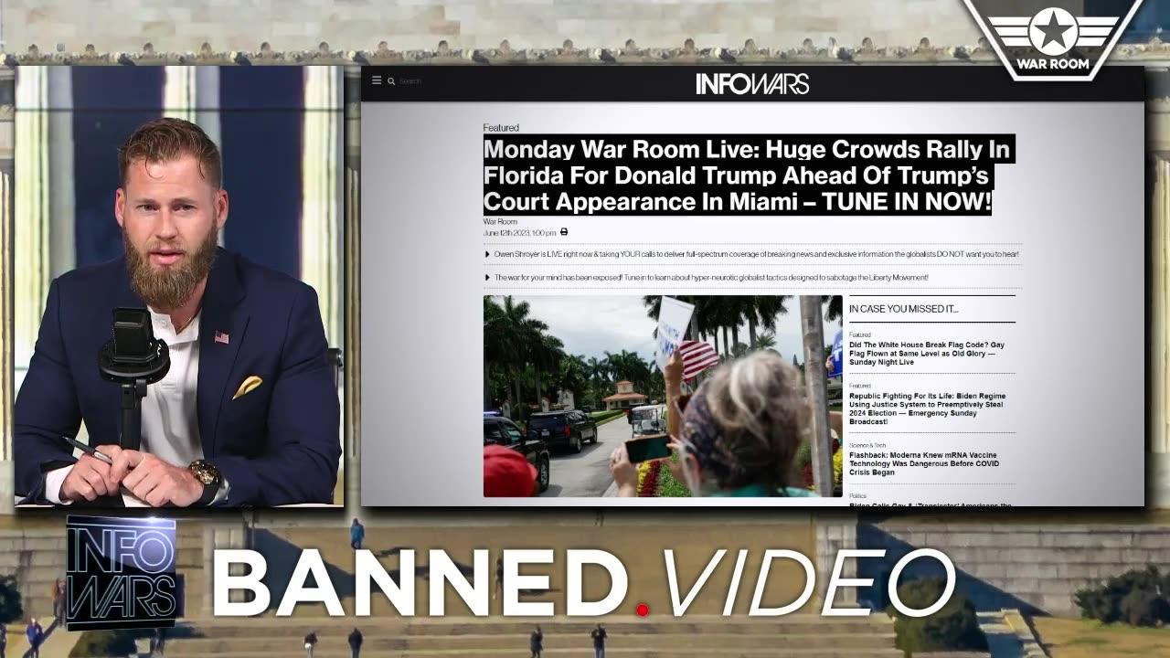 War Room With Owen Shroyer Full Show -6-12-23 - One News Page VIDEO