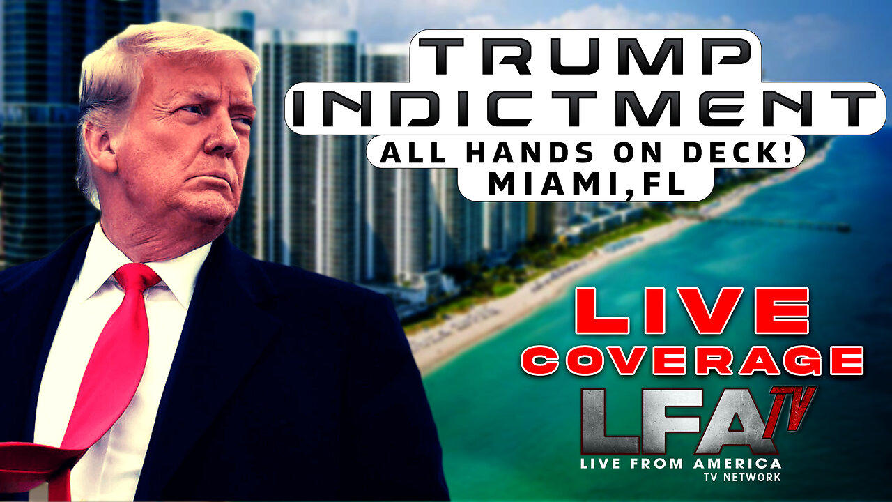 LIVE TRUMP ARREST COVERAGE FROM MIAMI, FLORIDA. - One News Page VIDEO