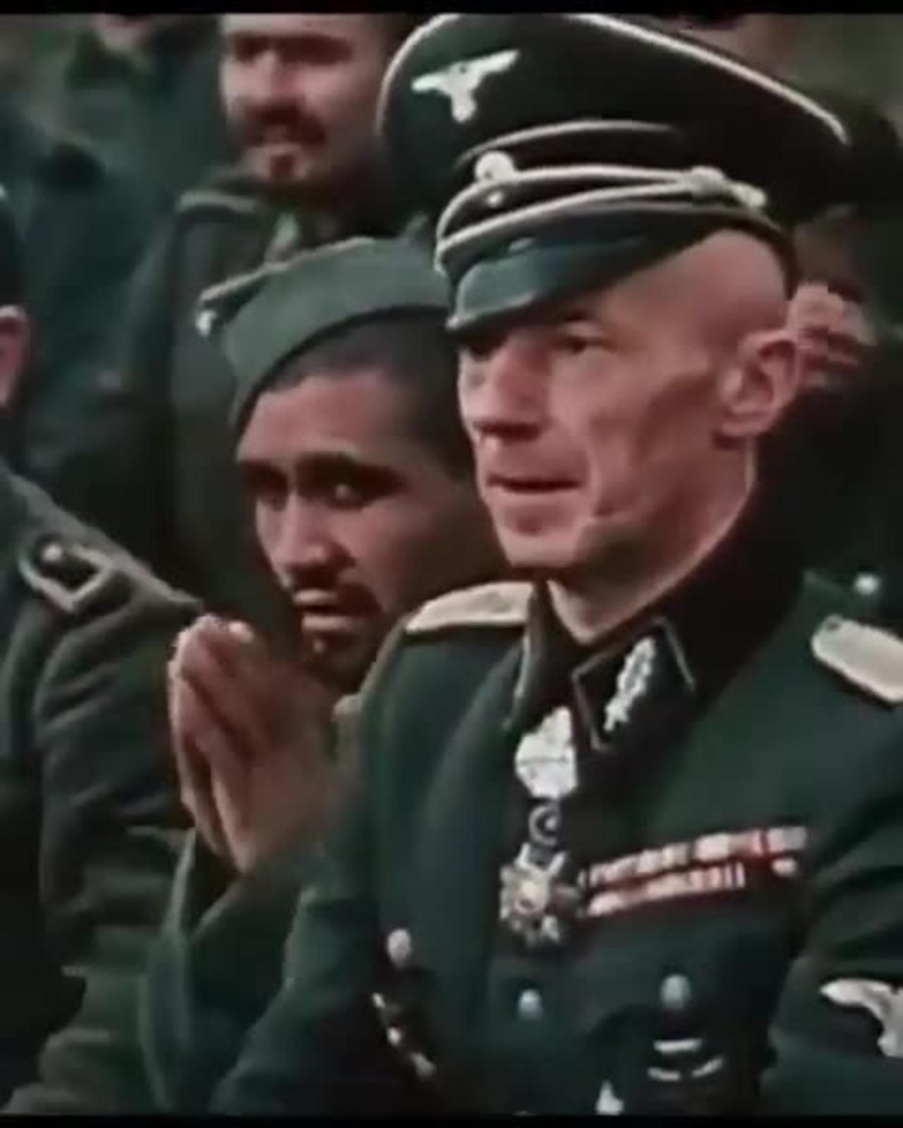 Nazi Muslims in world war ll pray Namaz on - One News Page VIDEO