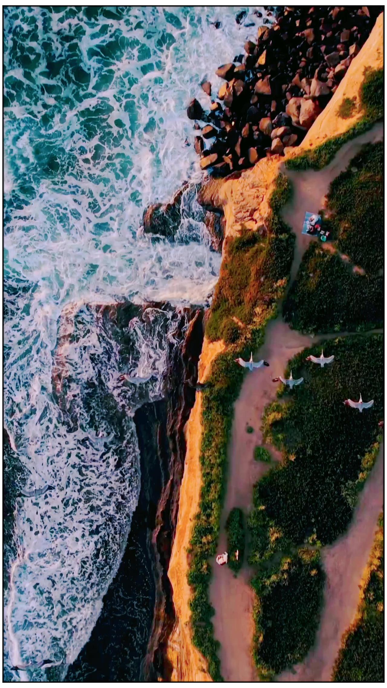 Sea Side Beautiful View | Birds View - One News Page VIDEO