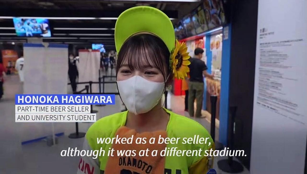 Speed demons: the 'uriko' beer vendors of - One News Page VIDEO