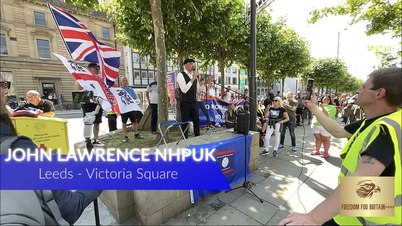 Yorkshire Patriots rally - John Lawrence NHPUK - One News Page VIDEO