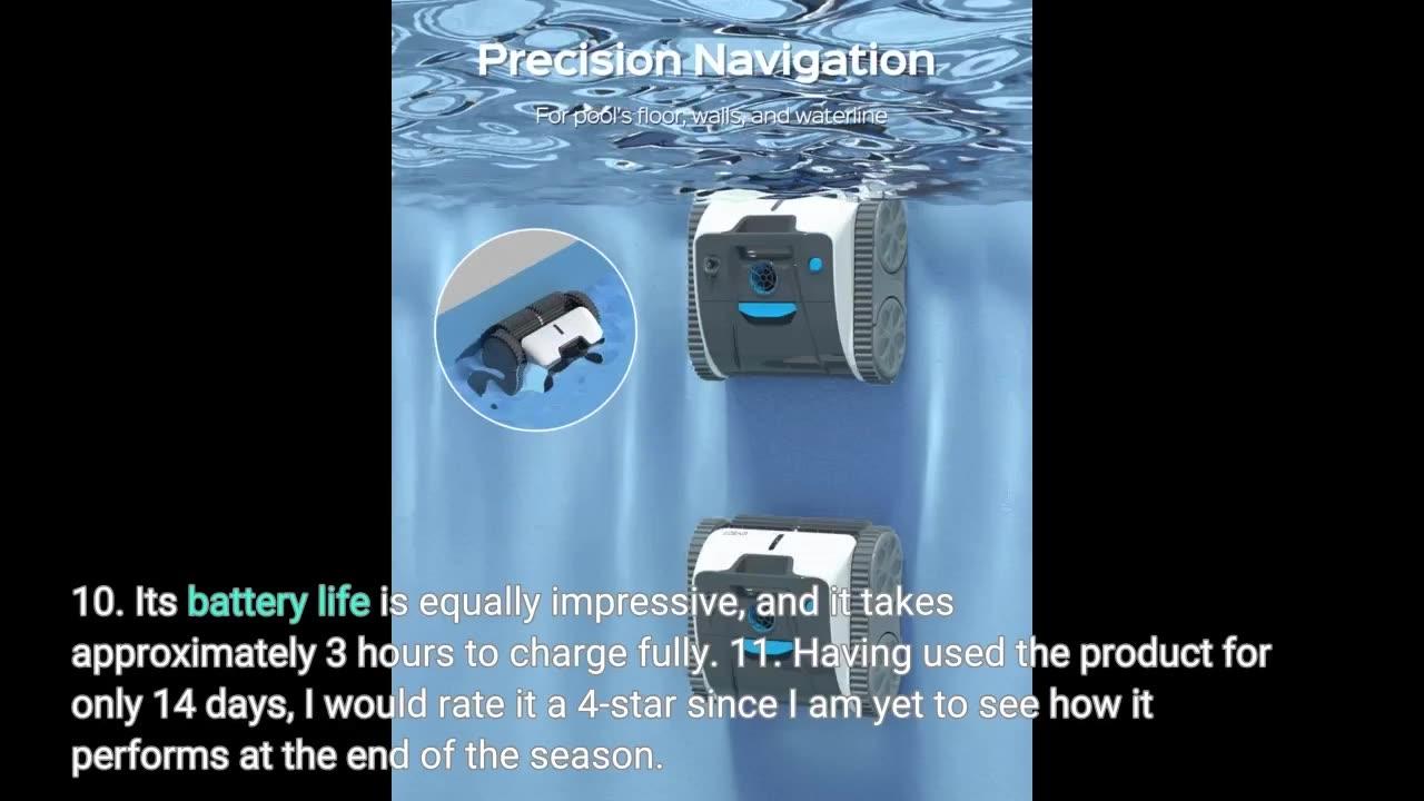 WYBOT Pool robot battery for 120 minutes, fully - One News Page VIDEO