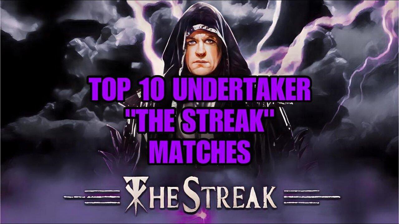 Top 10 The Undertaker "The Streak" - One News Page VIDEO