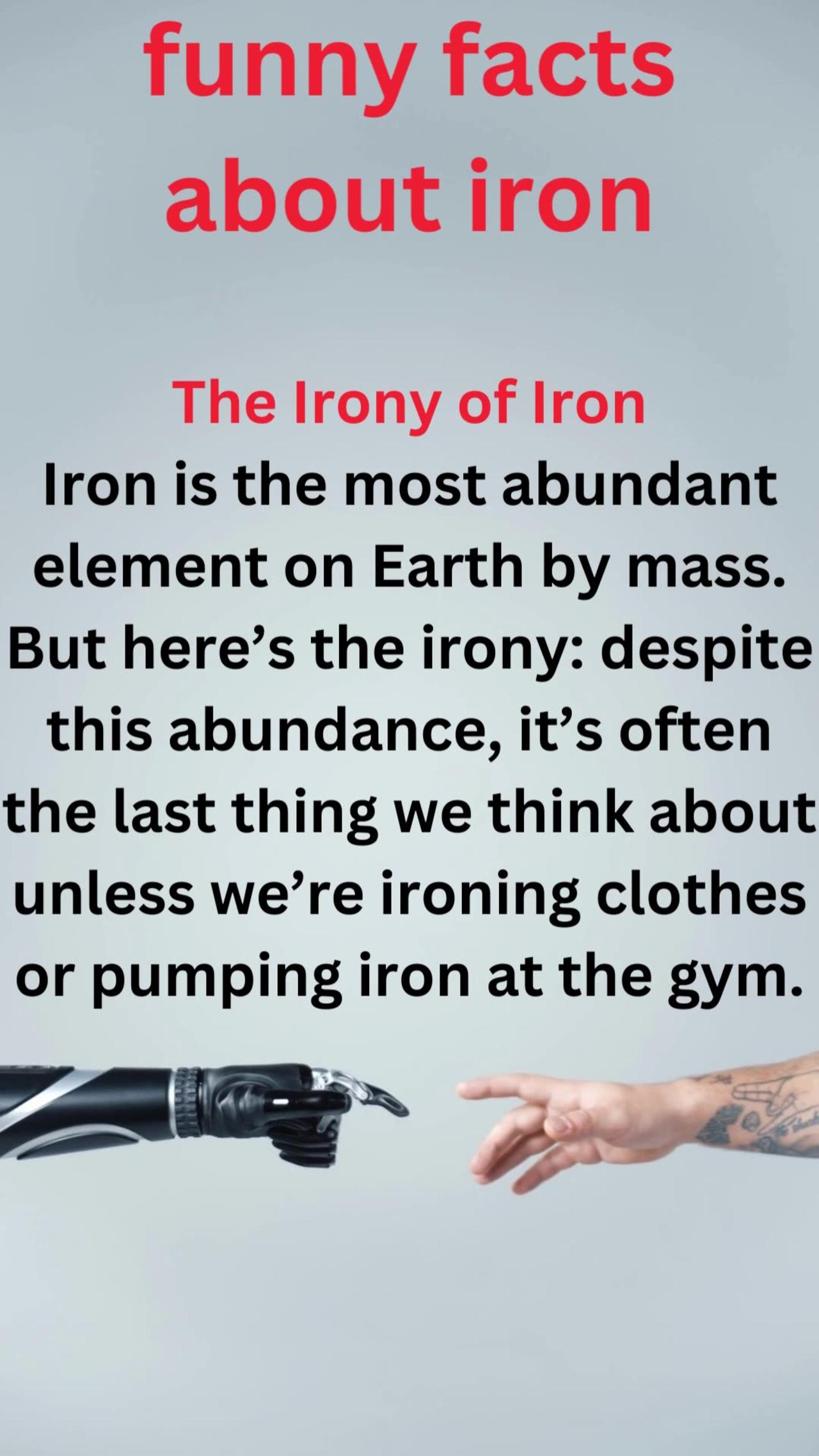 funny facts about iron...3/12 - One News Page VIDEO