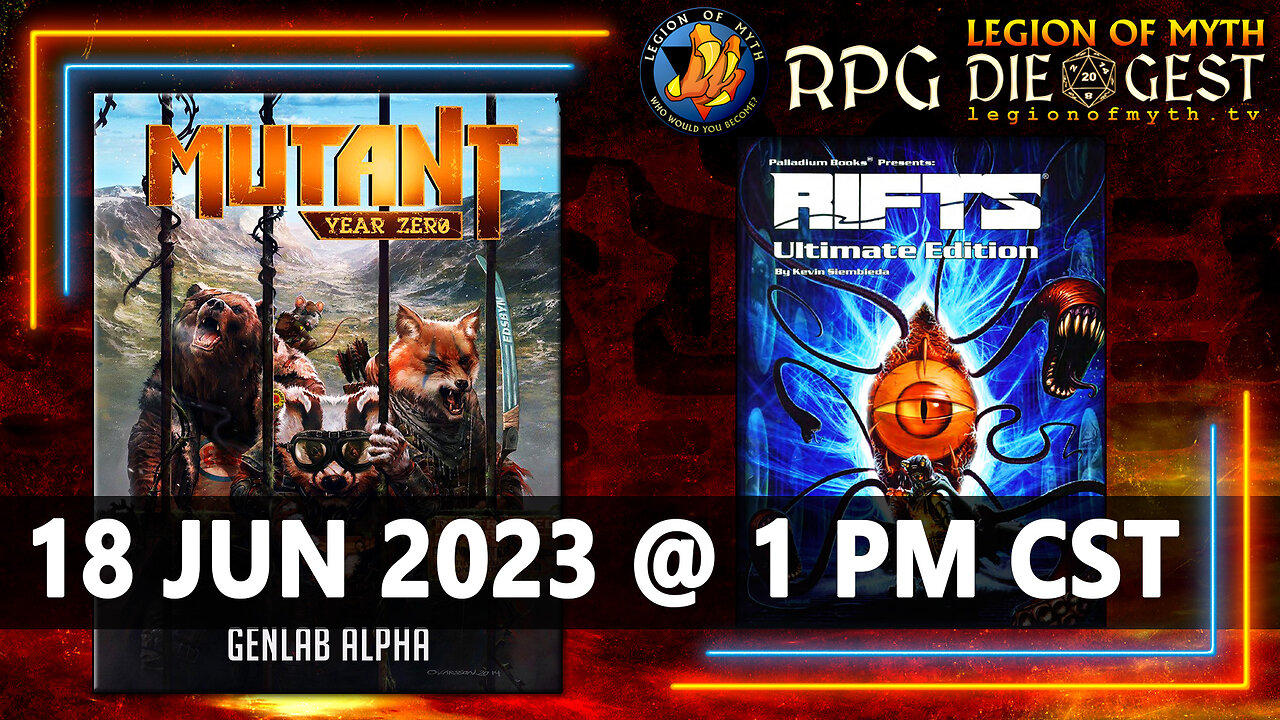 🐲 RPG DIE GEST 🐉 - MUTANT: Genlab Alpha - One News Page VIDEO