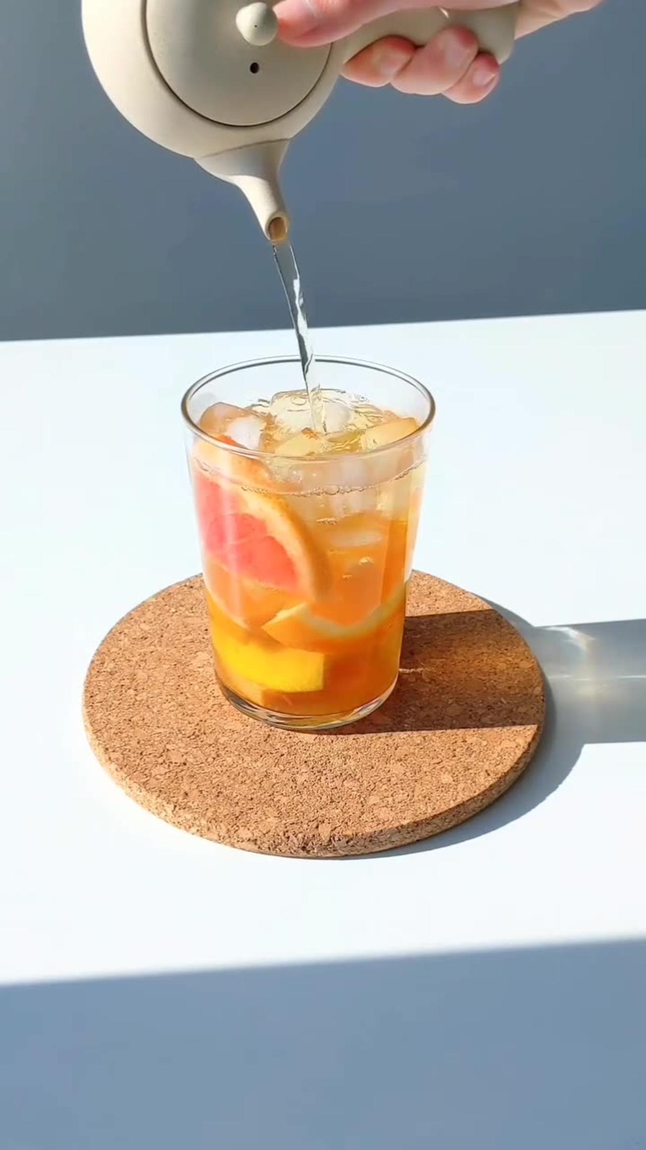 Triple Citrus Iced Hojicha - One News Page VIDEO